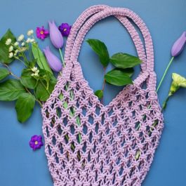 Free pattern: Macramé market bag | Lankava Yarn House