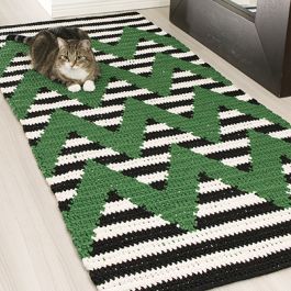 Free Pattern: Molla Mills Crochet Geometri Rug | Lankava Yarn House